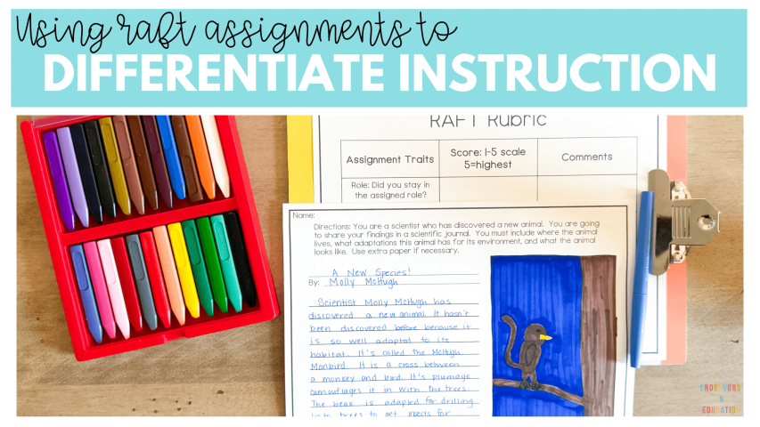 Using RAFT Assignments to Easily Differentiate Instruction - Endeavors ...