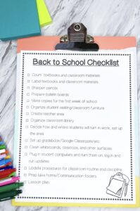 Back to School Ideas for New Teachers - Endeavors in Education