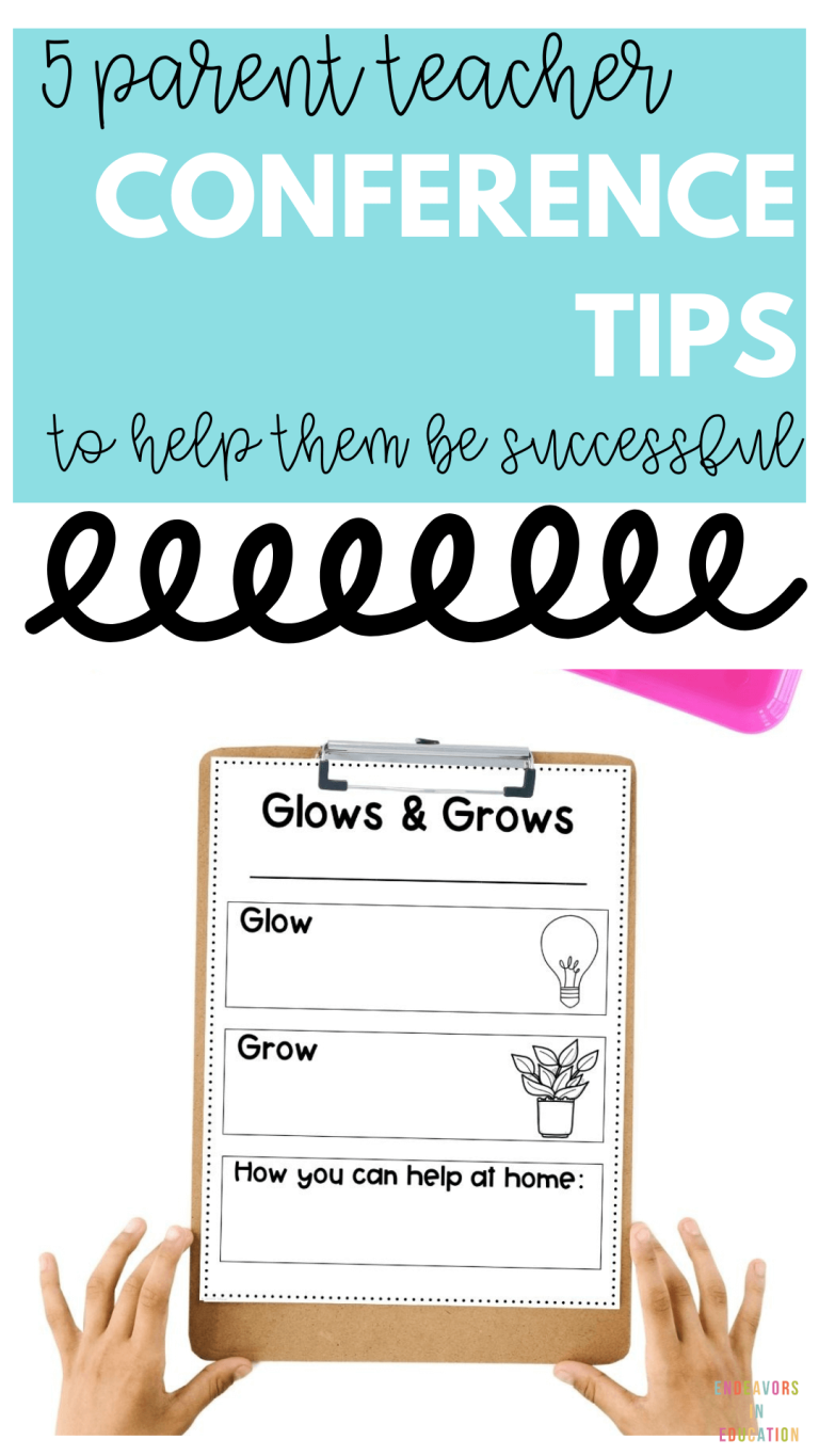 5 Parent Teacher Conference Tips to Help them be Successful - Endeavors ...