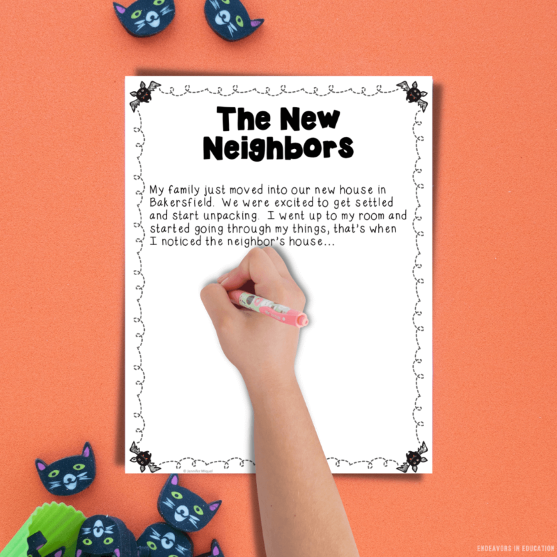 Engaging Halloween Activities for Upper Elementary ELA - Endeavors in ...