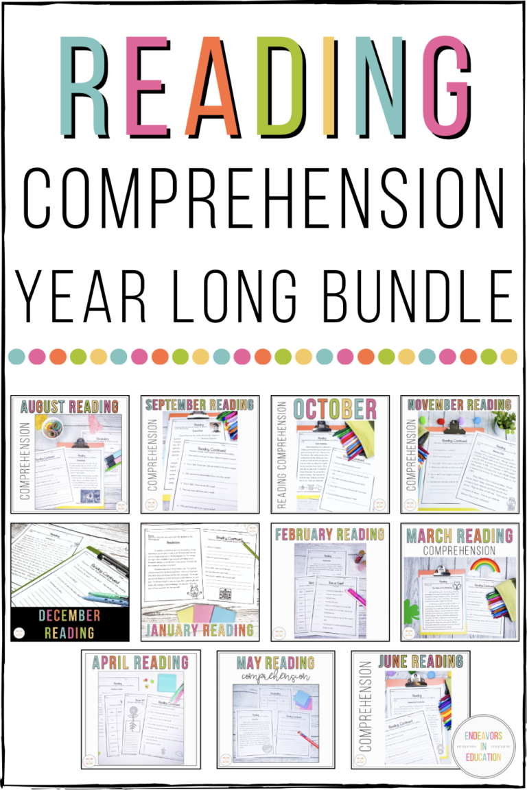 3 Reasons You Should be Using Reading Comprehension Passages in the ...