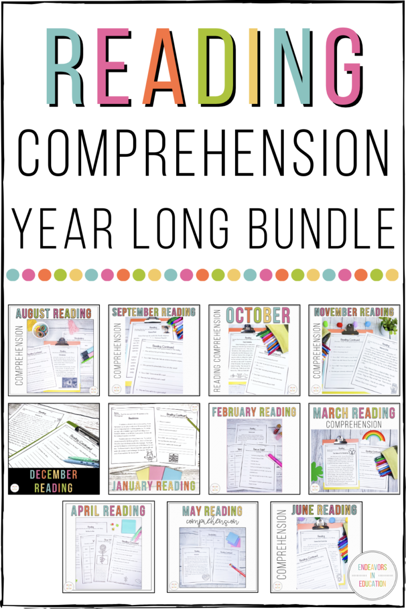 3 Reasons You Should be Using Reading Comprehension Passages in the ...