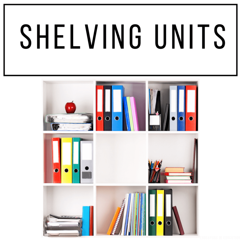 Classroom Storage Ideas for Teachers - Endeavors in Education