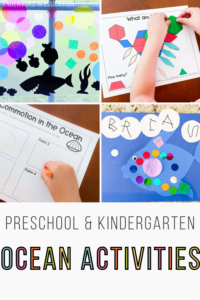 Ocean Themed Activities for Preschool - Endeavors in Education