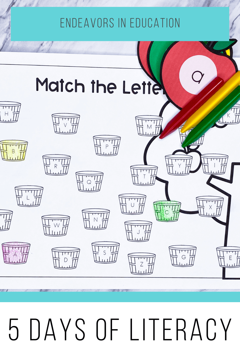 Preschool Apple Unit Activities - Endeavors in Education