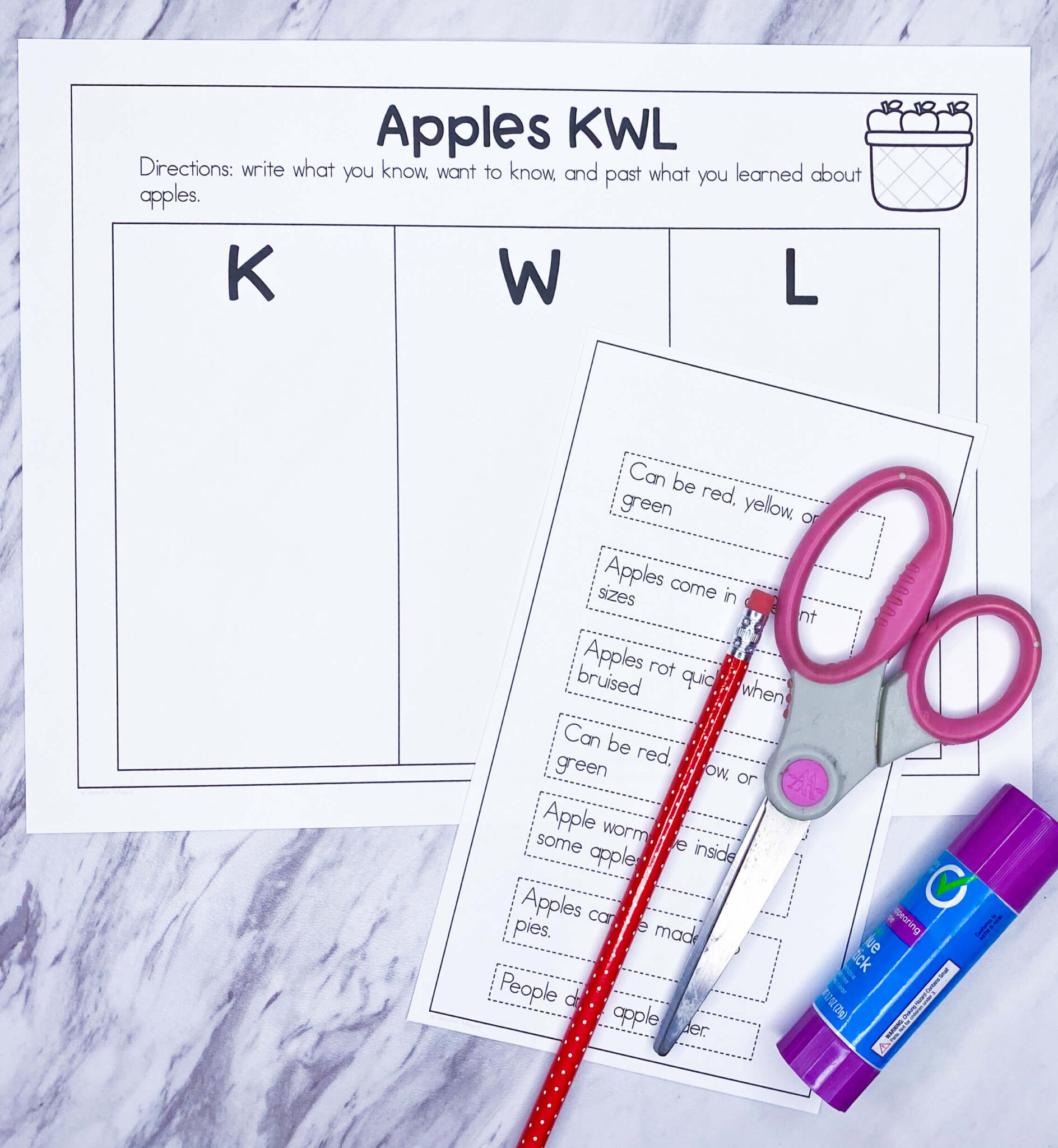 Preschool Apple Unit Activities - Endeavors in Education