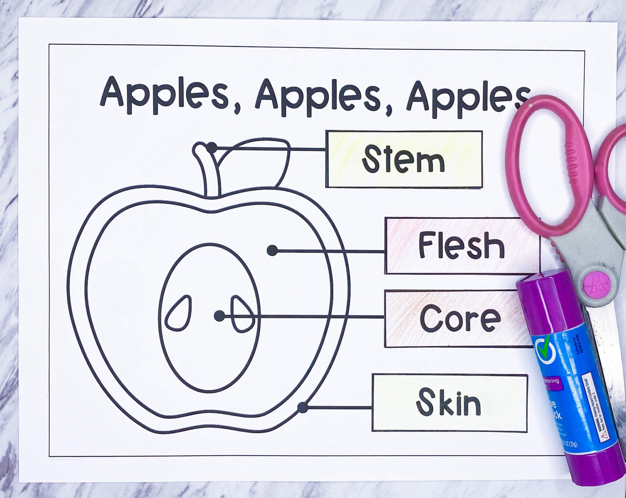 Preschool Apple Unit Activities - Endeavors in Education