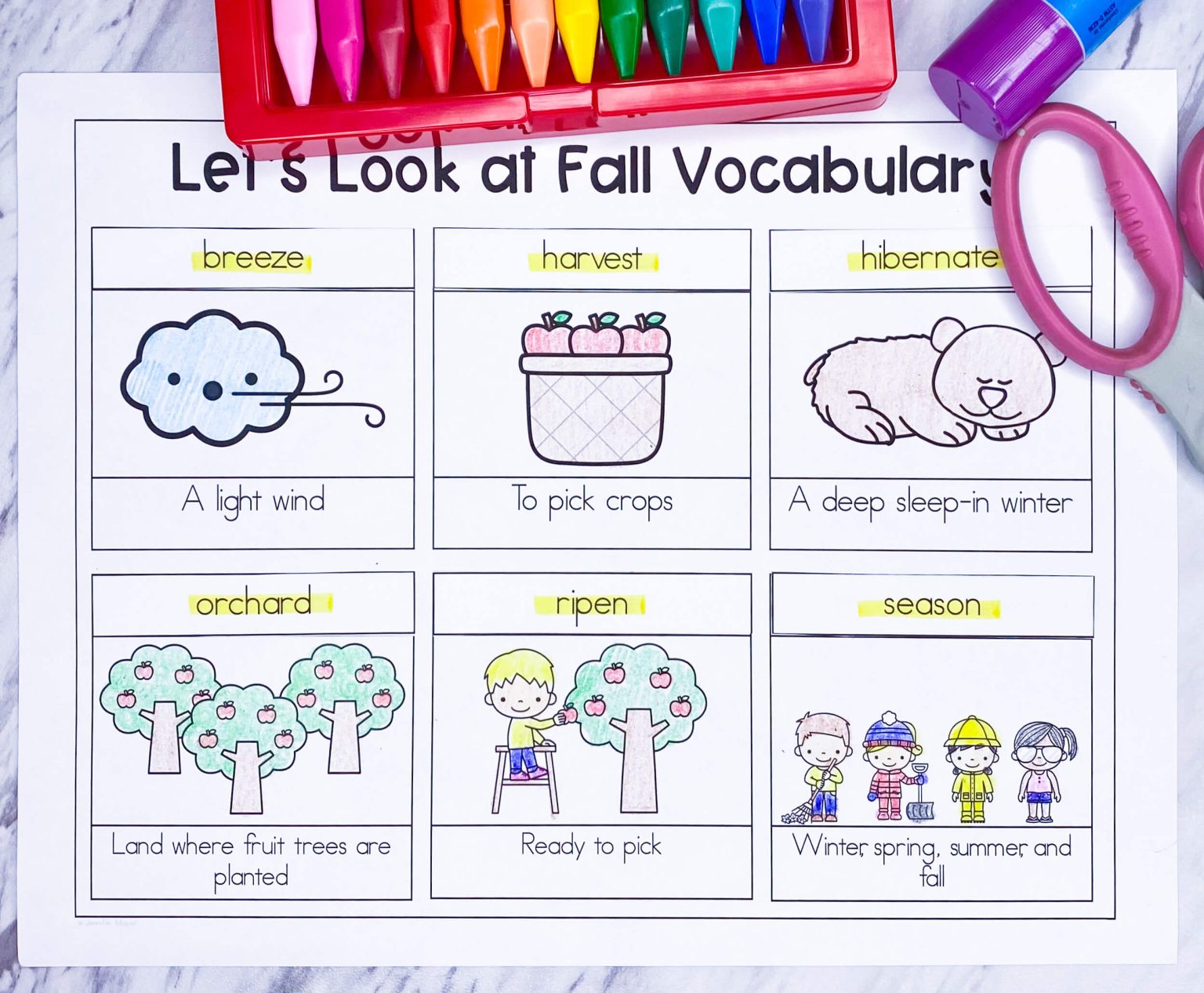 Preschool Fall Unit Teaching Ideas - Endeavors in Education