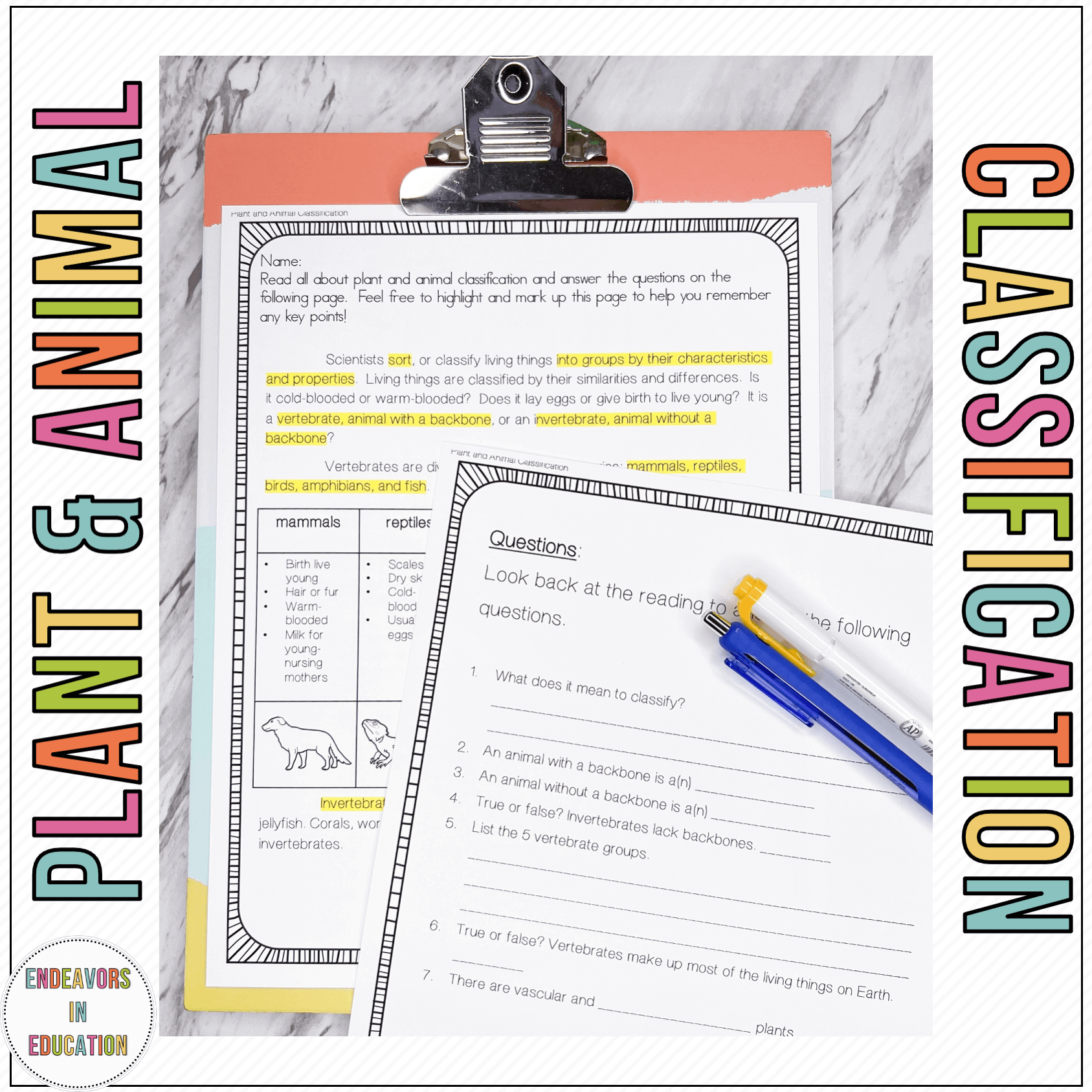 6 Ideas for Teaching Plant and Animal Life Cycles in Elementary Science ...