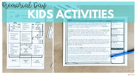 5 Memorial Day Kids Activities: Books, Lessons, and Printables to Teach ...